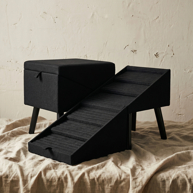 Hundtrappa 2-i-1 Ottoman – FAYAS